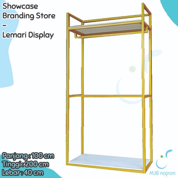 Jual showcase lemari besi display baju toko | Shopee Indonesia