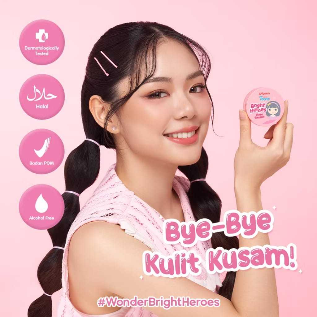 Jual PIGEON TEENS BRIGHT HEROES LOOSE POWDER 12G | Shopee Indonesia