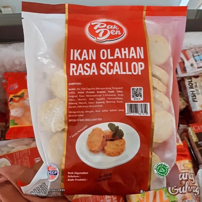 Jual scalop pak den 500gr/pak den scallop 500gram | Shopee Indonesia