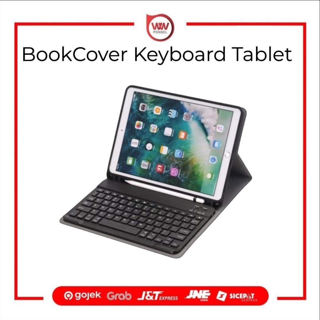 Jual Book Cover Keyboard Tablet Samsung, Xiaomi | Shopee Indonesia