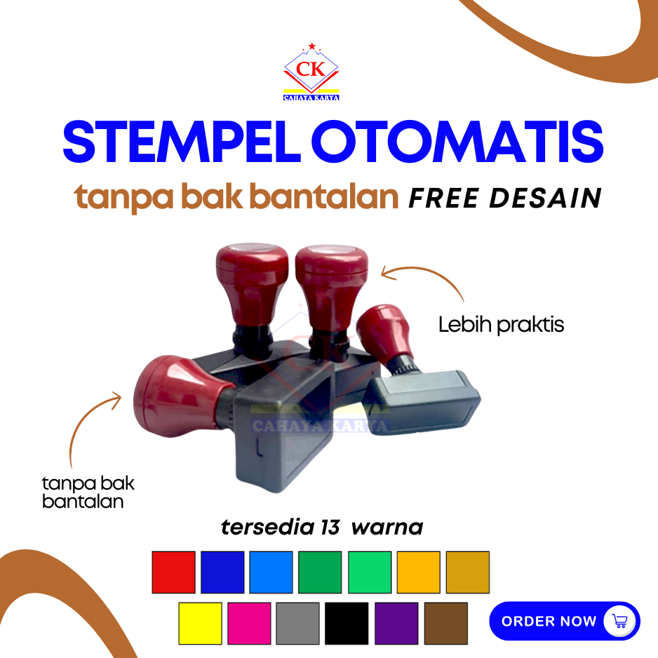 Jual PROMO KEMERDEKAAN Stempel Otomatis (Bisa Custom ) Keci/Standar ...