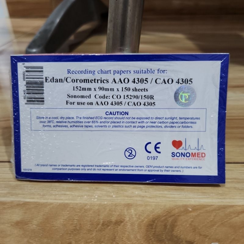 Jual Kertas CTG / Kertas EKG Corometrics 152mm x 90mm x 150sh | Shopee ...