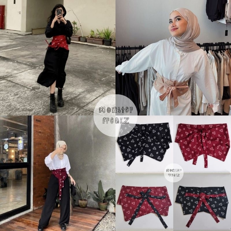 Jual Obi Batik Jumputan | Hiasan Ikat Pinggang Aesthetic, Selendang ...