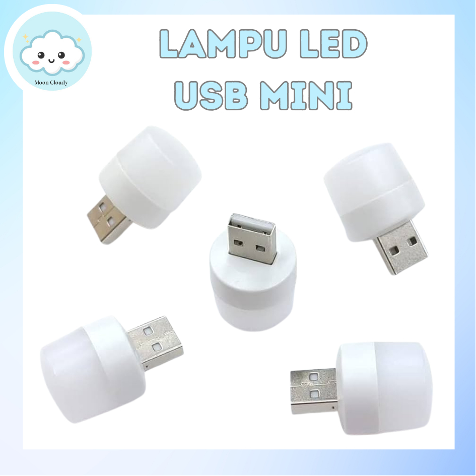 Jual Lampu LED Mini USB Portable Lampu Penerangan Untuk Baca Belajar Tidur Emergency Bohlam ...