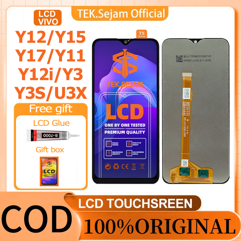 Jual LCD VIVO Y12 /Y17/Y15/Y12I/U3X/U10/Y3S/Y3/Y11 original 100% full set Touchscreen Compatible ...