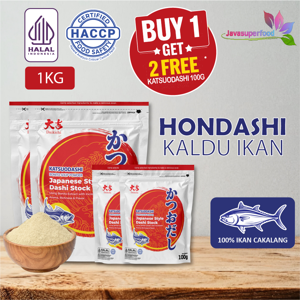 Jual [HALAL] HONDASHI KATSUODASHI PUTIH BONITO SOUP POWDER / BUMBU IKAN ...
