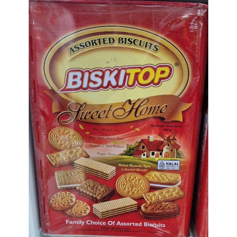 Jual BISKITOP Sweet Home Assorted Biscuits Family Choice Of Assorted ...