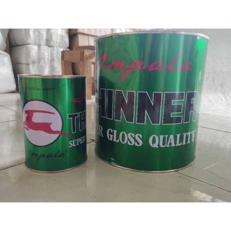 Jual Pengencer Cat / Thinner Impala Kaleng 1 liter dan 5 Liter | Shopee Indonesia