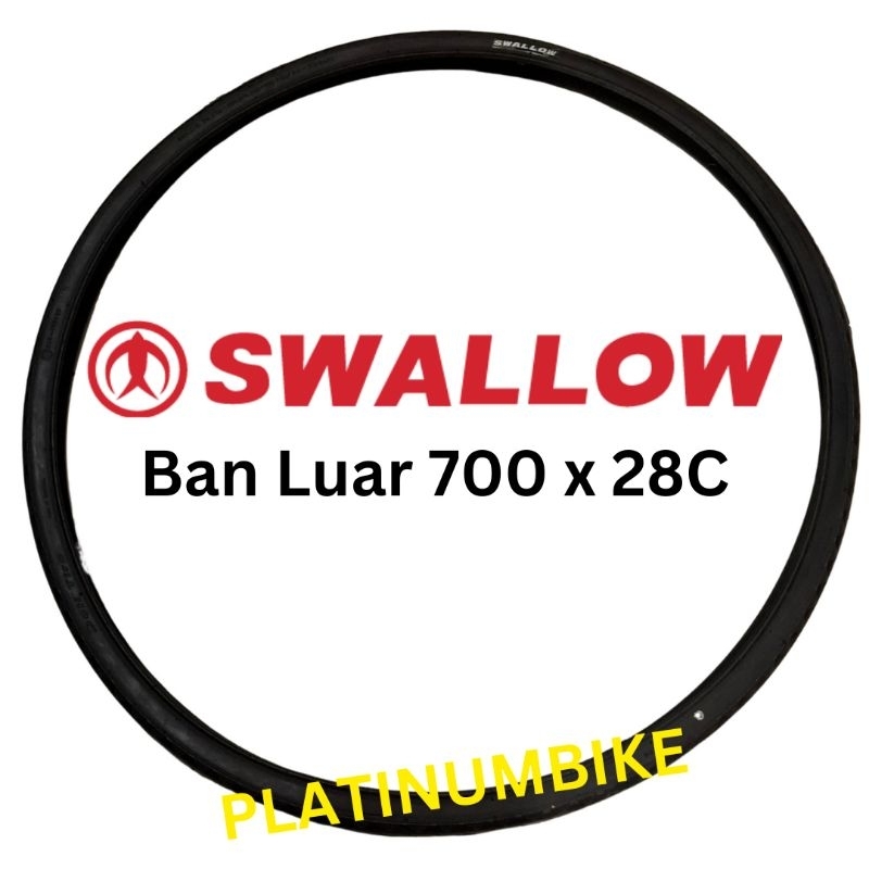 Jual Ban Luar Sepeda Ukuran 700 x 28C SWALLOW DELI TIRE Sepeda Roadbike RB Fixie | Shopee Indonesia