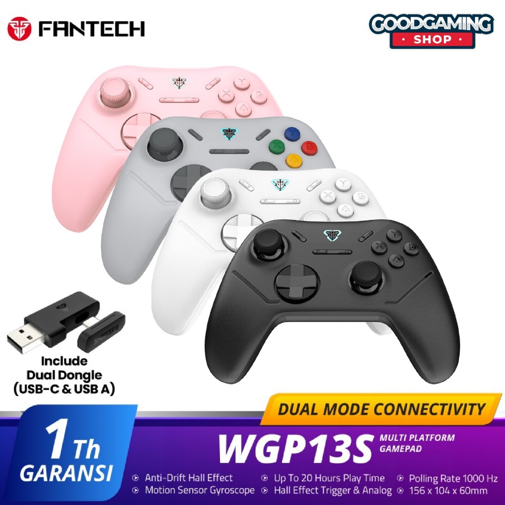 Jual Fantech Multi platform Gamepad Wireless Android PC PS Gaming ...