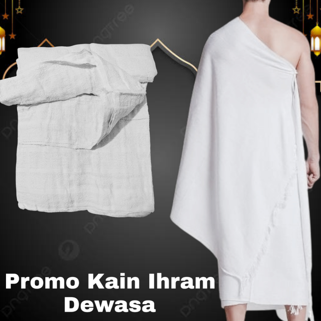Jual Kain Ihram / Ihrom Baju Haji Umroh Dewasa | Shopee Indonesia