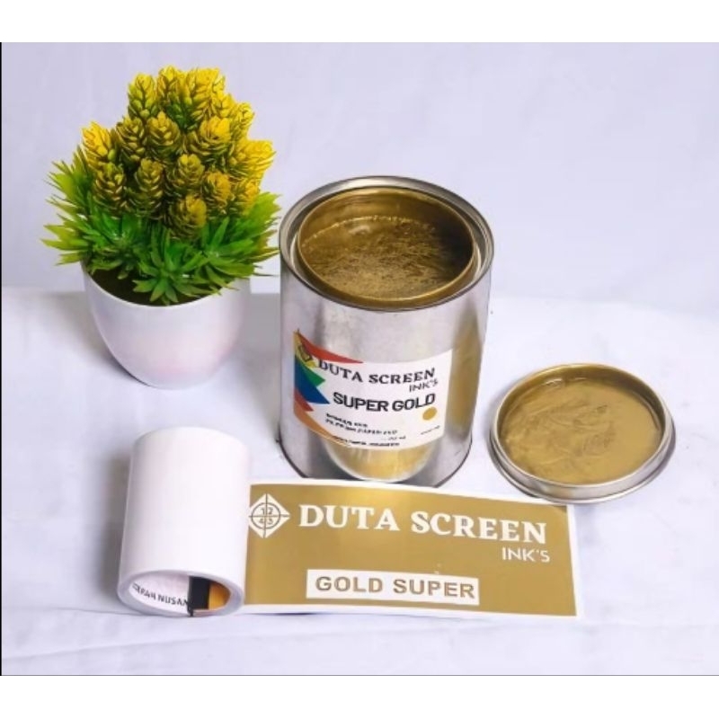 Jual Tinta Duta Screen Warna Gold Super Tinta Sablon Plastik Cup Tumblr ...