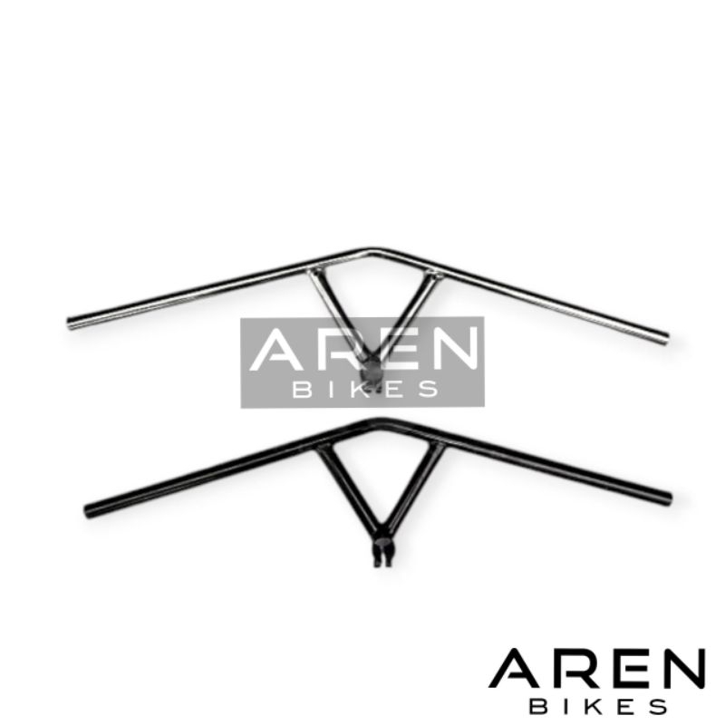 Jual STANG SEPEDA BULLMOOSE HANDLEBAR LEBAR HITAM CHROME KROM FIXIE ...