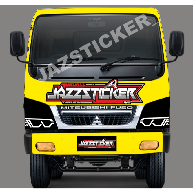 Jual PROMO STICKER LAMPU DEPAN CANTER / CANTER / STICKER TRUCK / TRUCK ...
