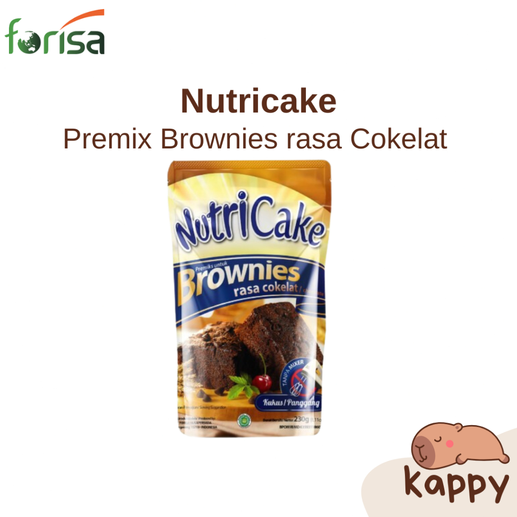 Jual NUTRICAKE Brownies Premix Rasa Cokelat | Shopee Indonesia