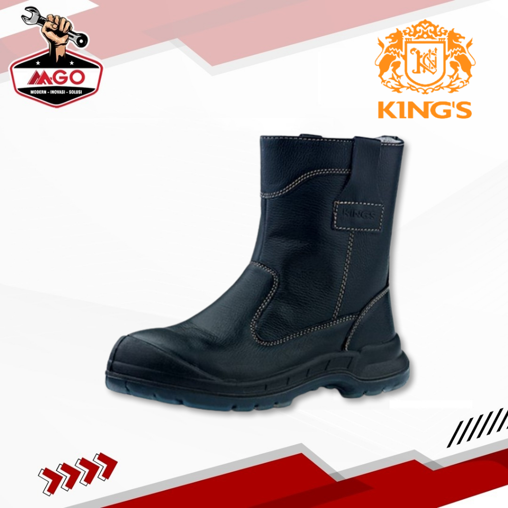 Jual Sepatu Safety Boot KING'S KWD 805 X (Warna Hitam) | Shopee Indonesia