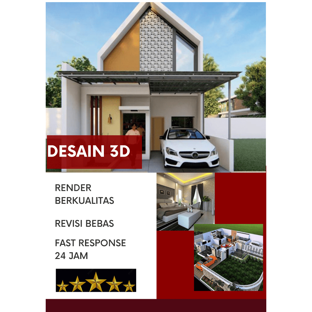 Jual Desainrumah Jasa Arsitek Rumah Jasa Gambar Rumah Shopee Indonesia