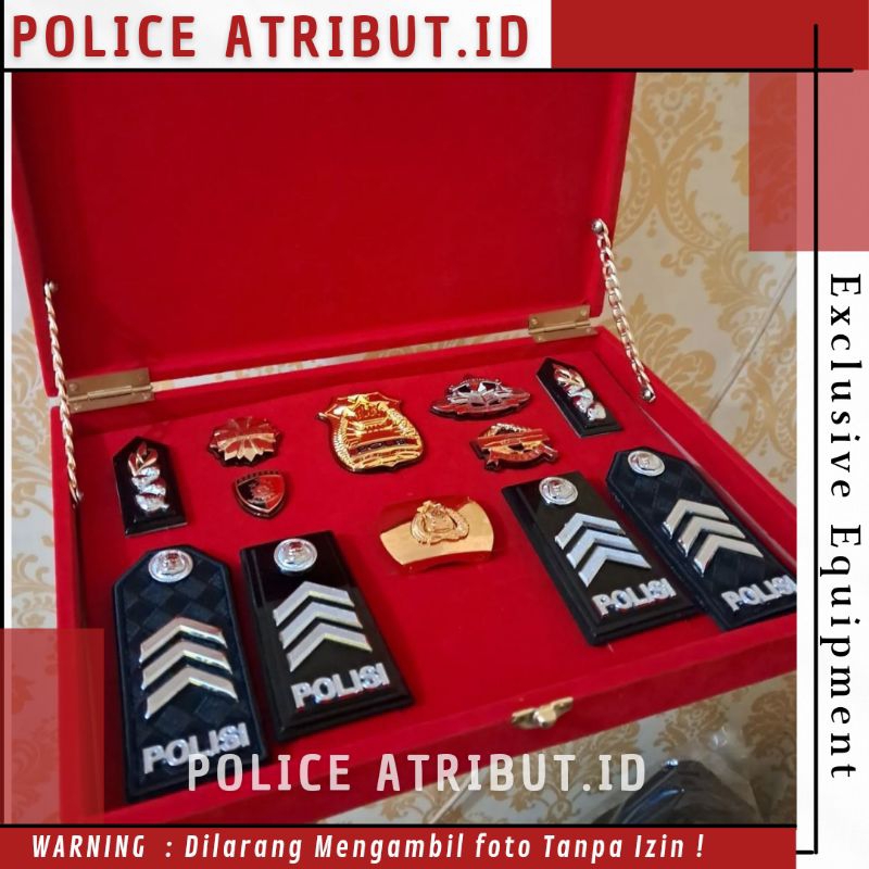 Jual Pangkat Brigadir Polisi PDH PDU Set Box request ucapan Terbaru ...