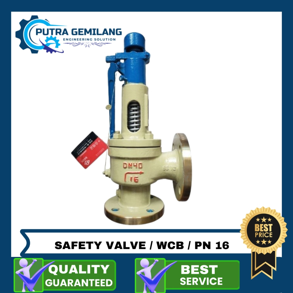 Jual 3" x 3" inch / SAFETY VALVE WCB PN 16 / ORIGINAL | Shopee Indonesia