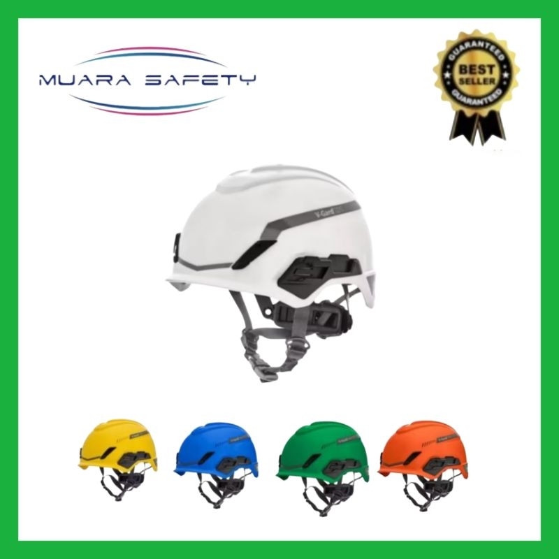 Jual Helm safety Climbing MSA V - Gard H1 safety helmet SNI original ...