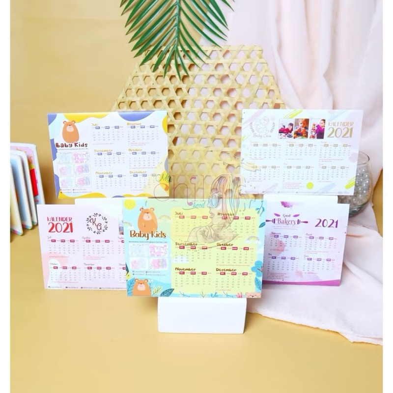 Jual KALENDER MEJA MINI DESK CALENDER 2025 LIPAT FOLDABLE CUSTOM ...