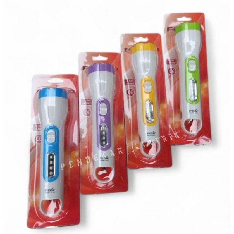 Jual Senter Tangan Fox-107 + Led | Shopee Indonesia