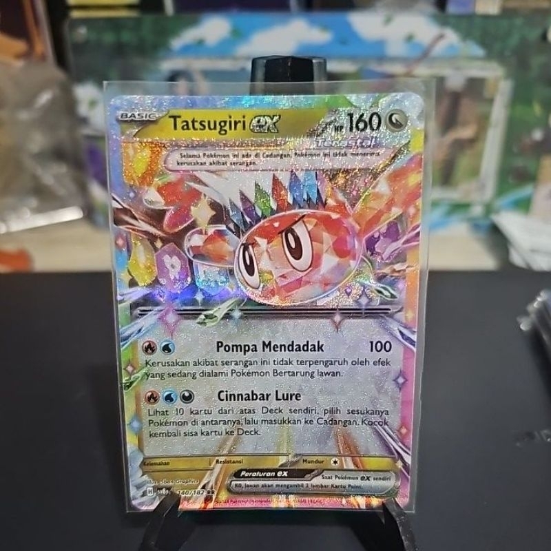 Jual tatsugiri ex rr pokemon tcg indonesia original asli kilat rasi ...