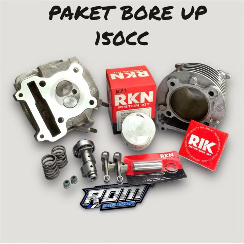 Jual PAKET BORE UP 150CC MIO SPORTY,NOUVO,5TL SUDAH SUDUTAN 28/25 ...