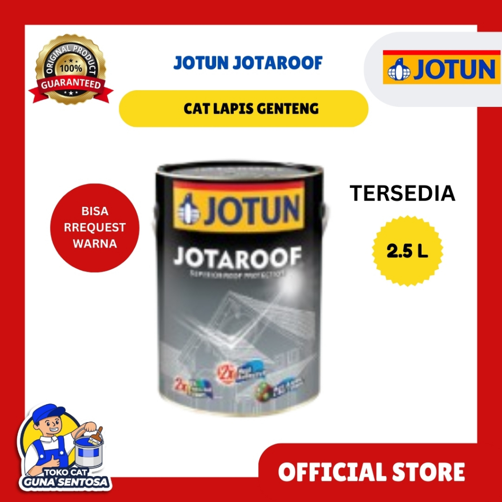 Jual CAT GENTENG JOTUN JOTAROOF 2 .5 LITER | Shopee Indonesia