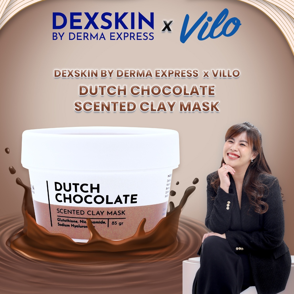 Jual DERMA EXPRESS DexSkin X Vilo Dutch Chocolate Scented Clay (85gr ...
