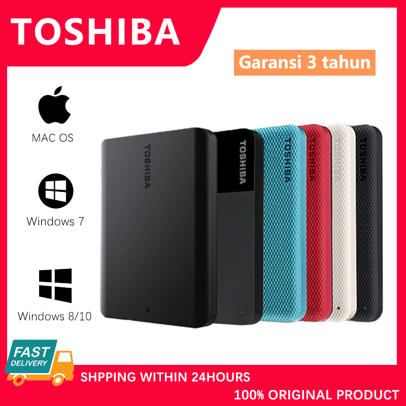 Jual Terlaris Toshiba 1Tb/2Tb/4Tb - Hdd/ Hardisk / Harddisk External 2.5" Usb 3.0-Garansi 3 ...