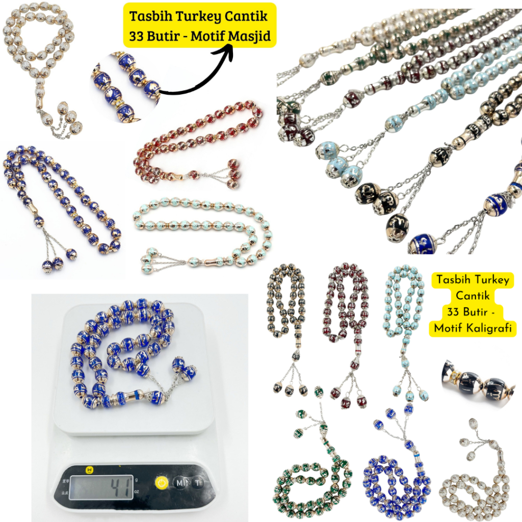 Jual HHS Tasbih Turkey Cantik Tasbih 33 Butir Tasbih Cantik Souvenir ...