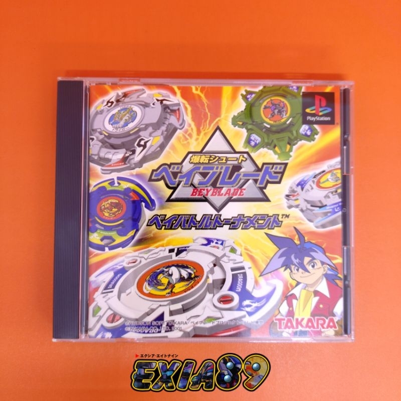 Jual Bakuten Shoot Beyblade Bey Battle Tournament CD PS1 Software ...