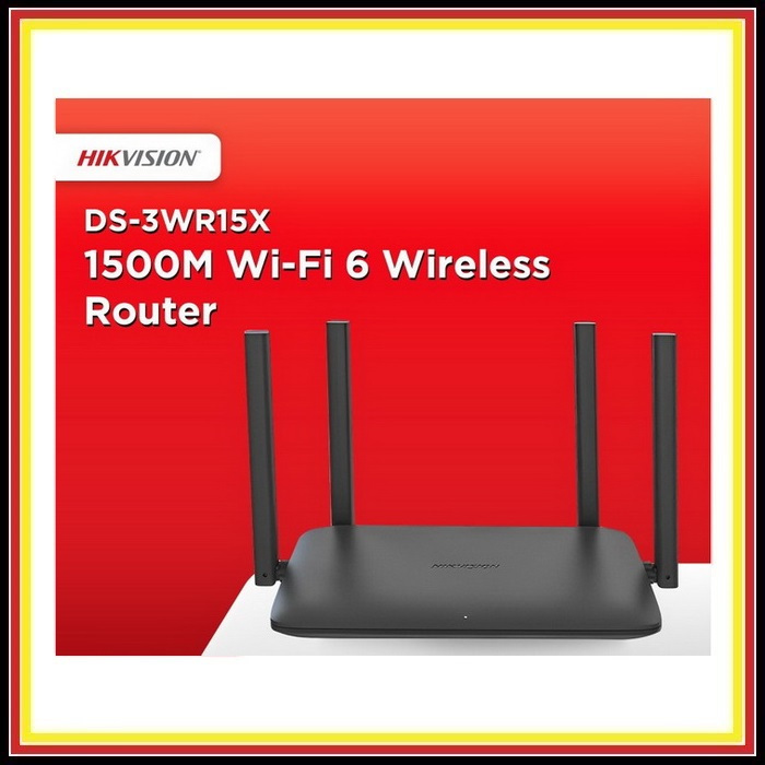 Jual HIKVISION DS-3WR15X 1500M Wi-Fi 6 Wireless Router | Shopee Indonesia