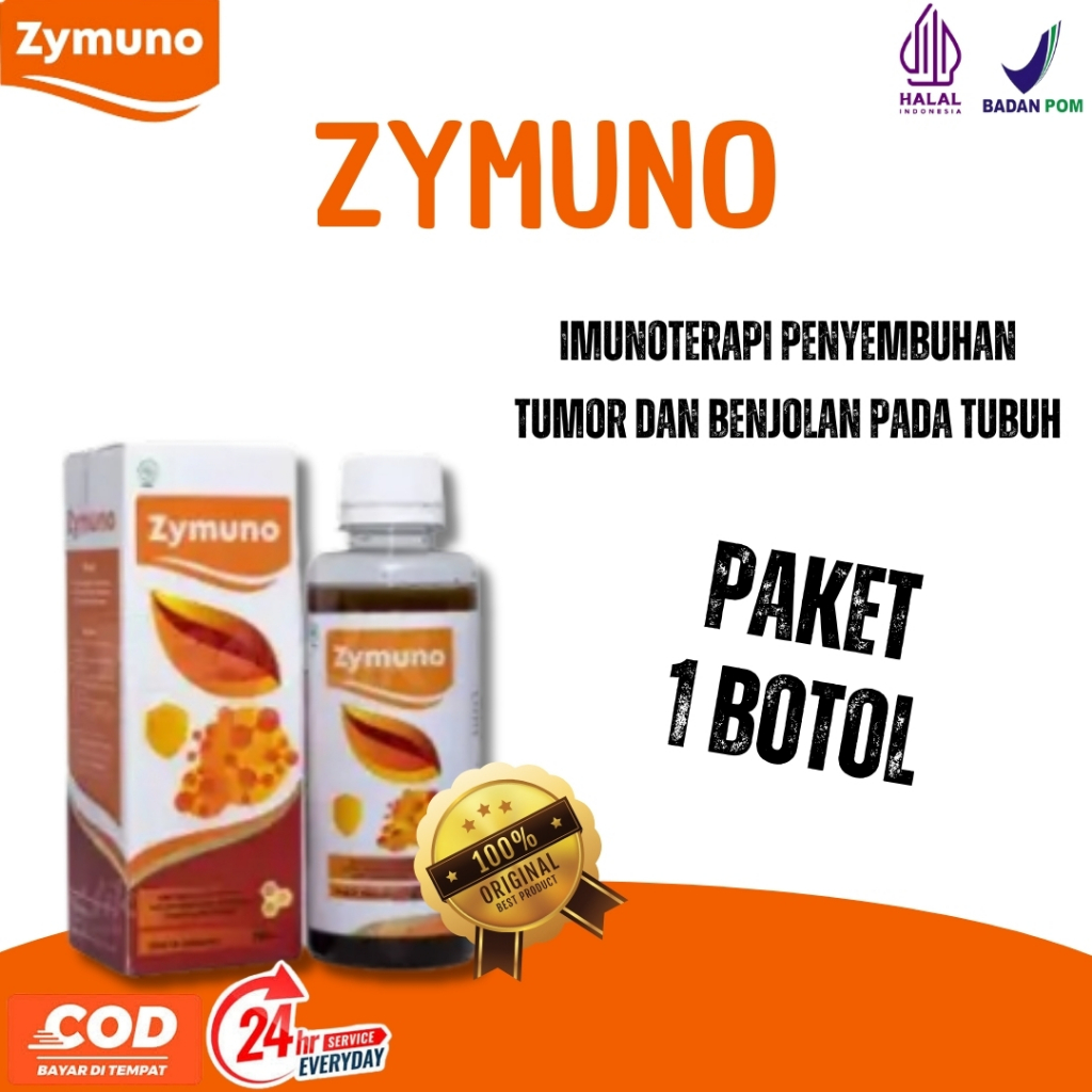 Jual ZYMUNO - Paket 1 Botol - Memelihara kesehatan penderita kanker Dan ...