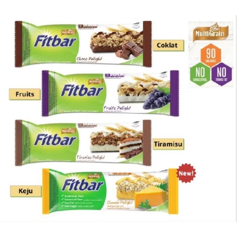 Jual Fitbar Multigrain snack sehat 20gr | Shopee Indonesia