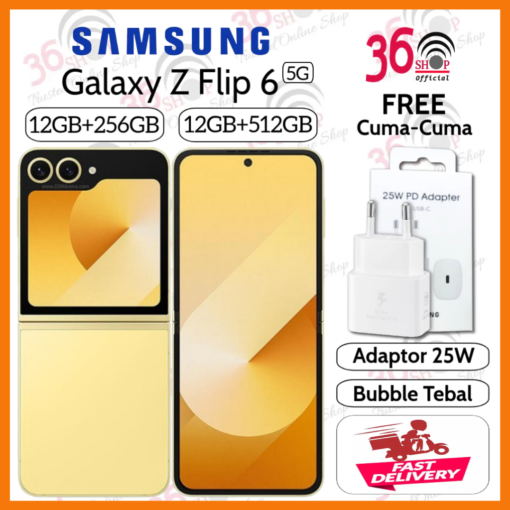 Jual Samsung Galaxy Z Flip 6 5G [12GB+256GB] [12GB+512GB] LCD Dynamic ...