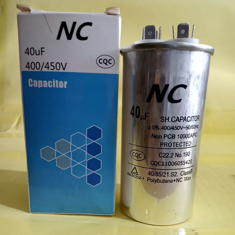 Jual kapasitor AC | capacitor 40 UF merk NC | Shopee Indonesia