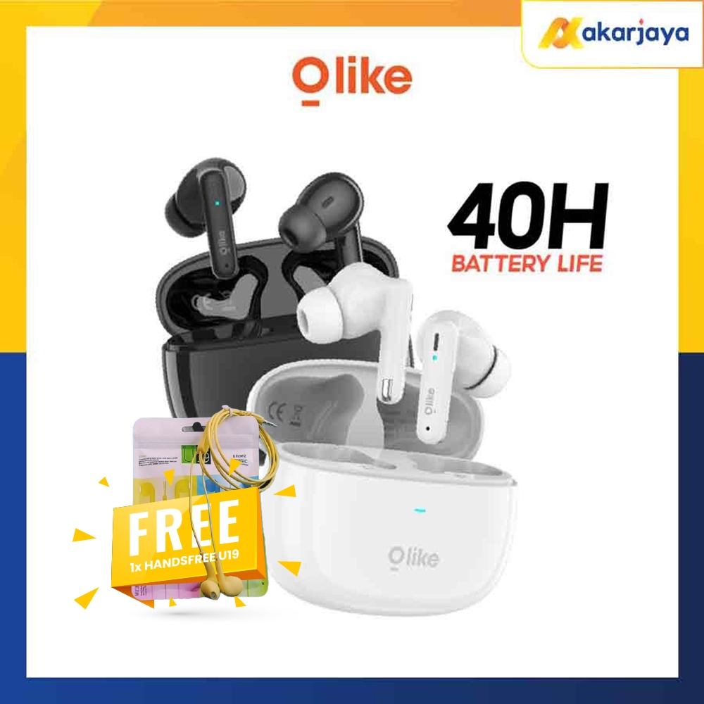 Jual (Free Handsfree U19) Olike T114 TWS True Wireless Earbuds Headset Bluetooth 5.3 HiFi Bass ...