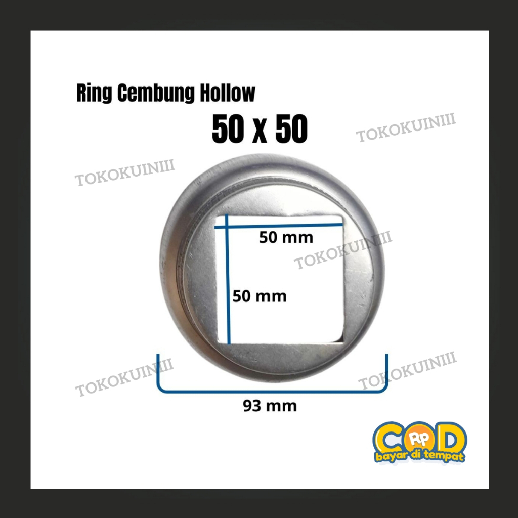 Jual Ring hollow ukuran 50x50 tapak hollow minimalis aksesoris pintu pagar besi Berkualitas ...