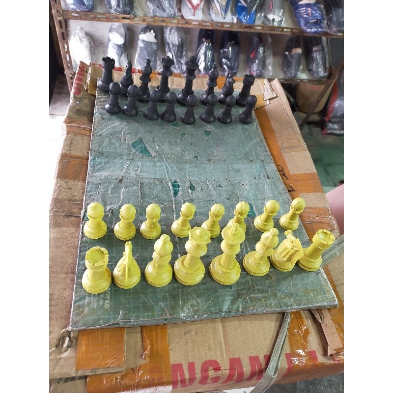 Jual Bidak Catur Plastik Size XL Per Set (Solid Plastik Material ...