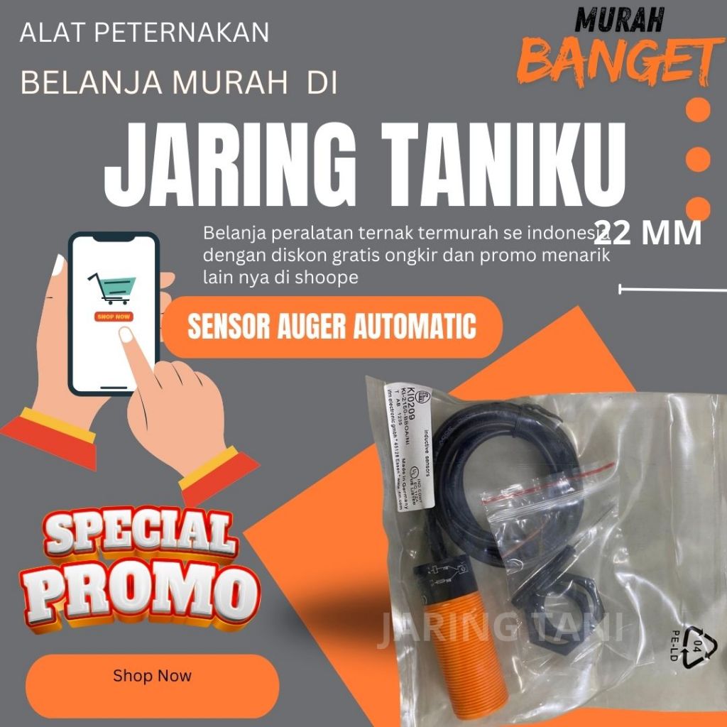 Jual SENSOR AUGER IFM / SENSOR PAKAN AUTOMATIC - PAN FEEDER SENSOR ...