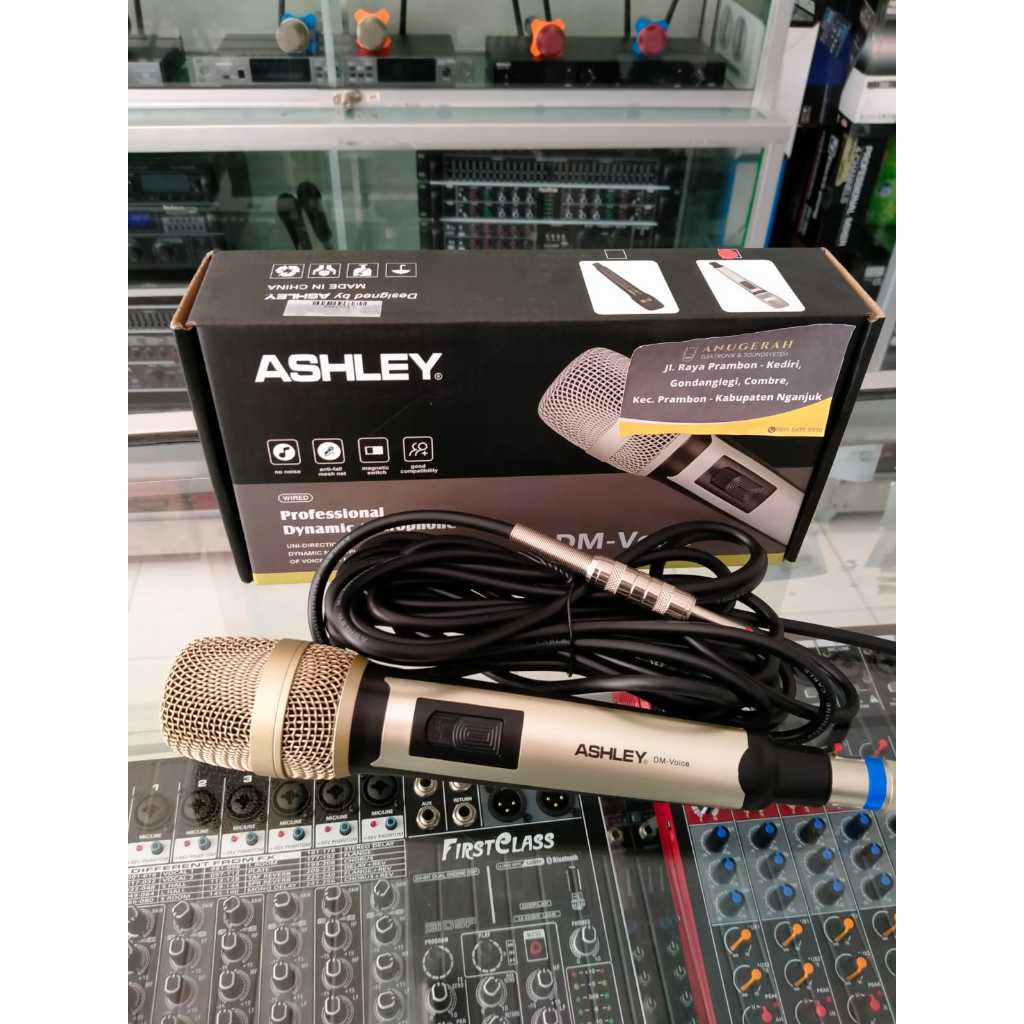 Jual MIC KABEL ASHLEY DM VOICE CHAMPAGNE | Shopee Indonesia