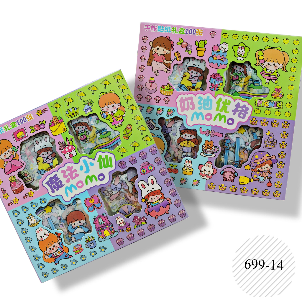 Jual Stiker Momo Isi 100 Lembar Anti Air Sticker Aesthetic Dekorasi ...