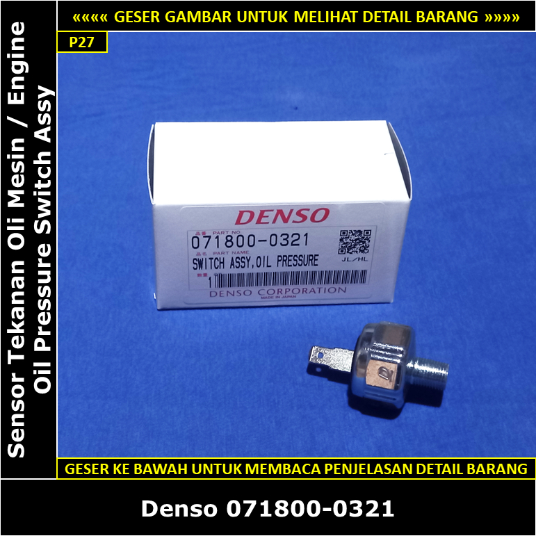 Jual Switch Oli Toyota Kijang Super 5K 1500 cc 1986-1992 Denso Japan ...