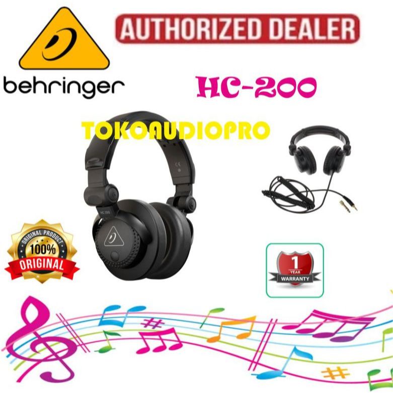 Jual Behringer HC200 DJ Headphone Behringer HC-200 | Shopee Indonesia