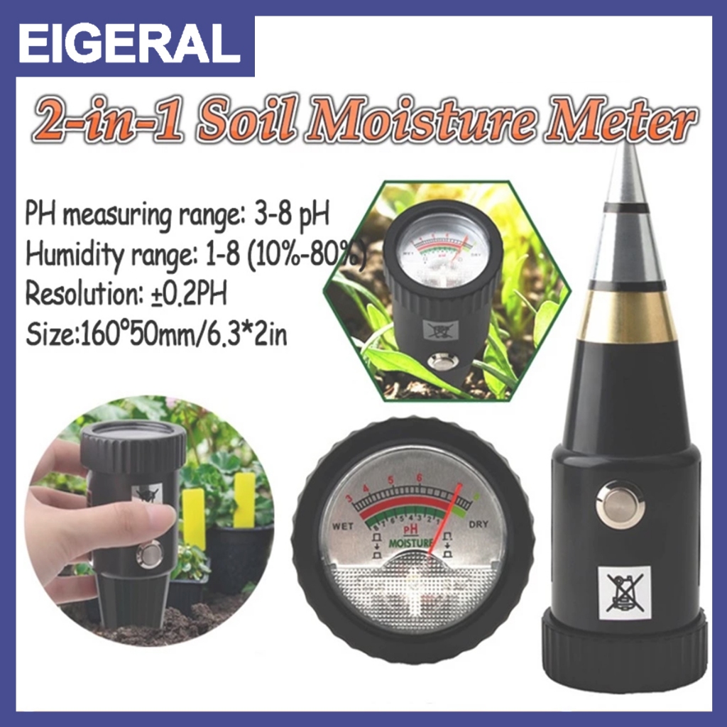 Jual Alat Penggukur Tanah 2 in 1 Pen Type PH Meter Soil Analyzer Tester ...