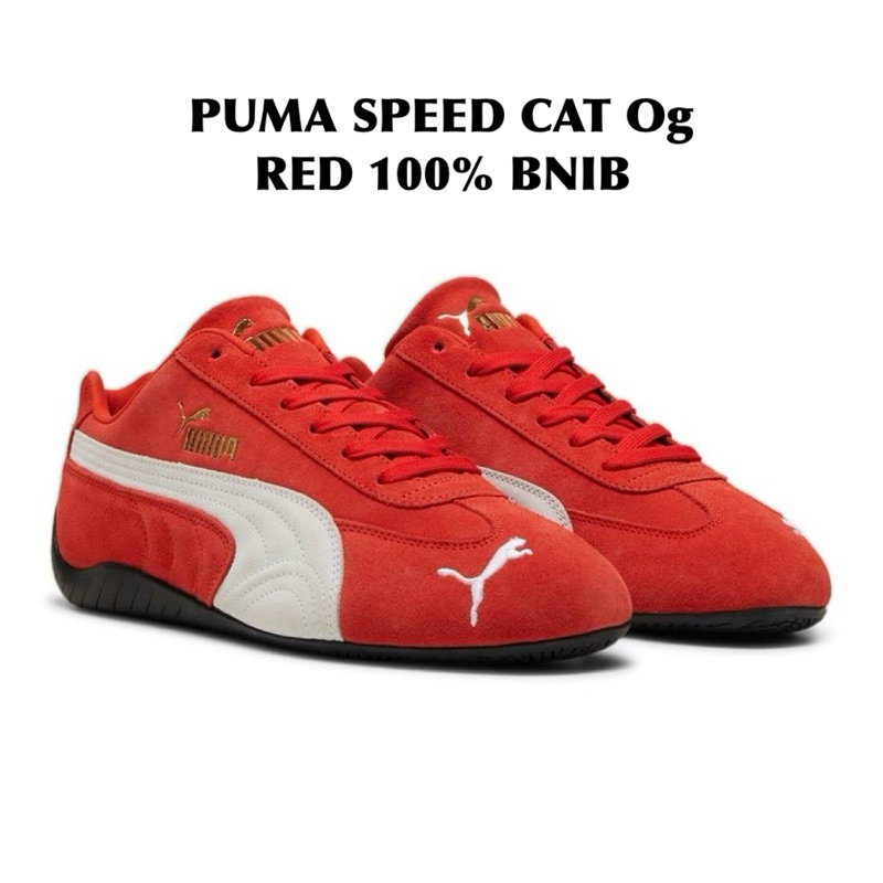 Jual Puma Speed Cat Og Red 100%BNIB | Shopee Indonesia