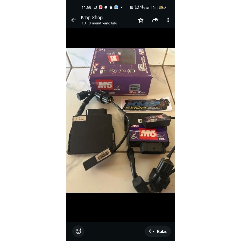 Jual ECU UMA M5 second mx king v2 set mulus ecu+Blink normal | Shopee ...