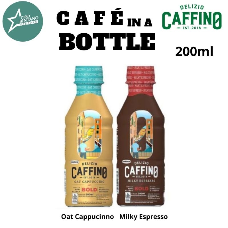 Jual Caffino delizio kopi botol 200ml oat cappucino/milky espresso ...